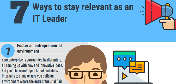 Infographic: 7 ways to stay relevant as an IT leader - HFS Research