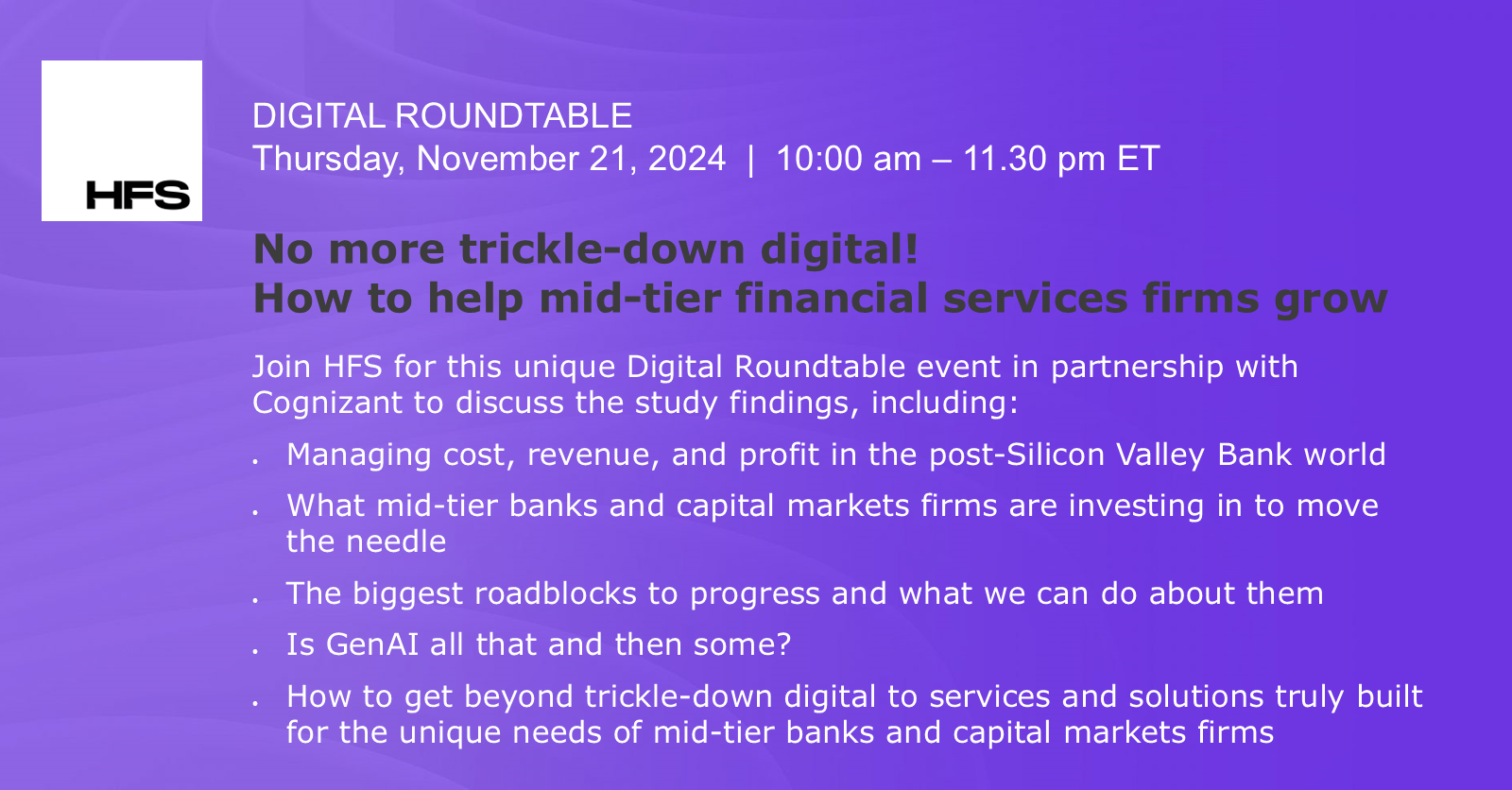 No more trickle-down digital! How to help mid-tier financial services ...