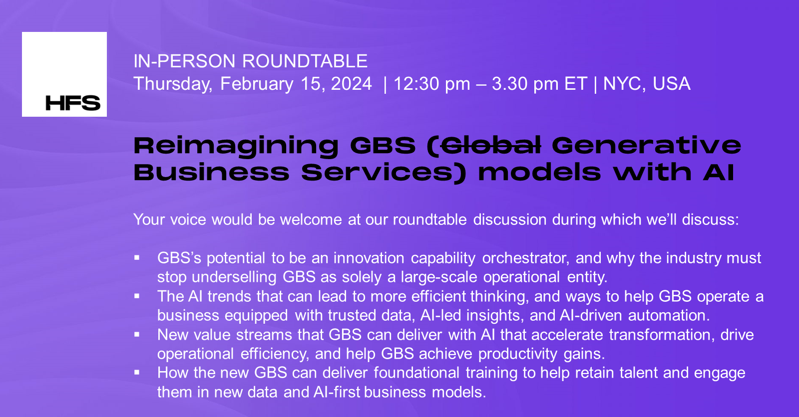 Reimagining GBS (Global Generative Business Services) models with AI ...