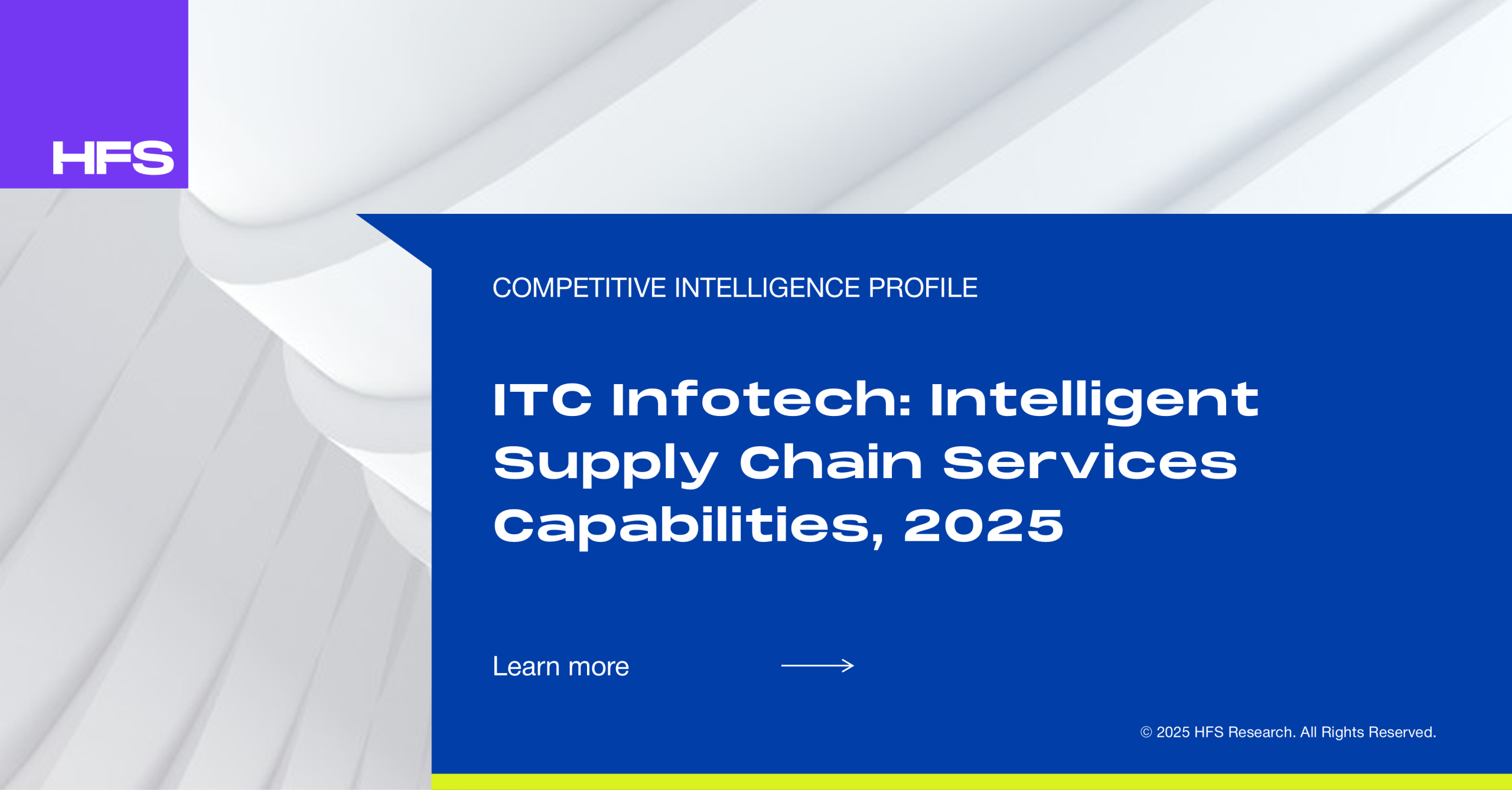 ITC Infotech: Intelligent Supply Chain Services Capabilities, 2025 ...