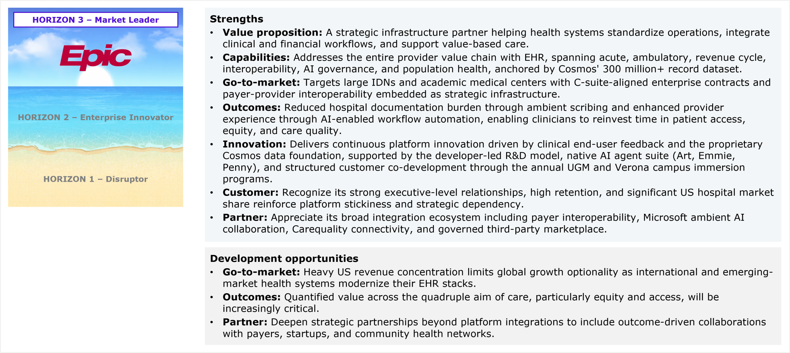 Epic: Services Capabilities for HCP, 2026 - HFS Research