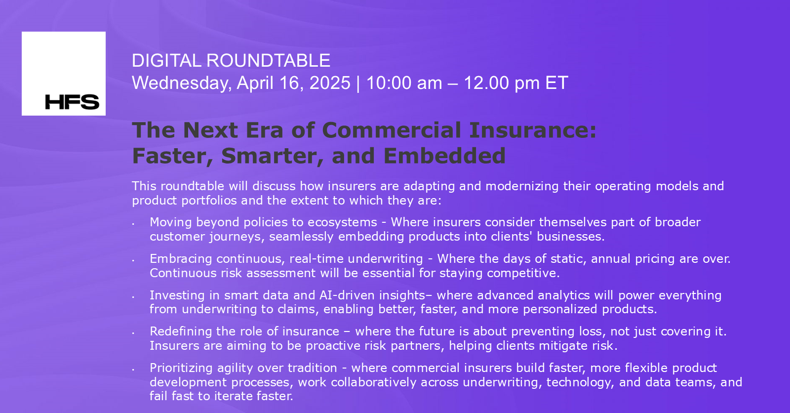 The Next Era of Commercial Insurance: Faster, Smarter, and Embedded ...