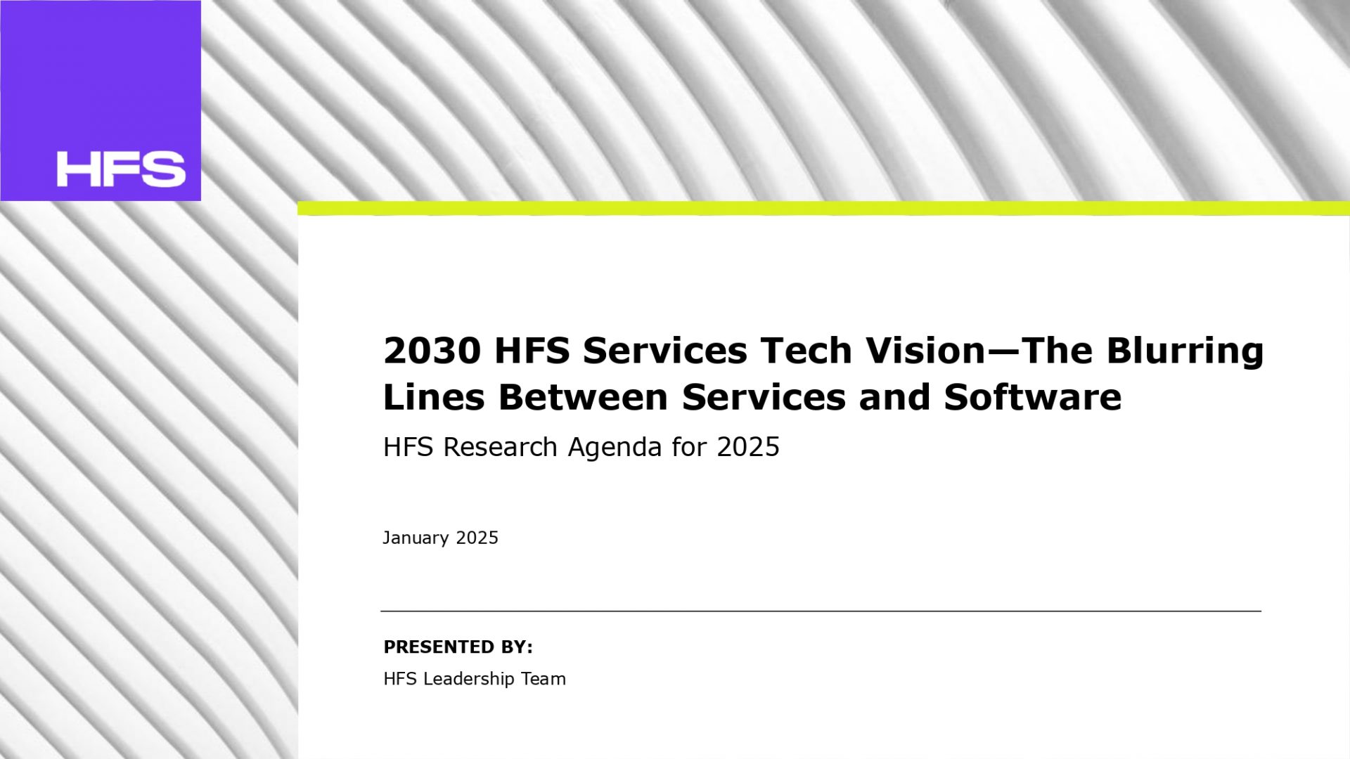 HFS 2025 Research Agenda - HFS Research