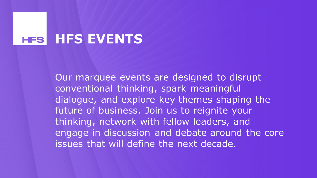 HFS Summits - HFS Research