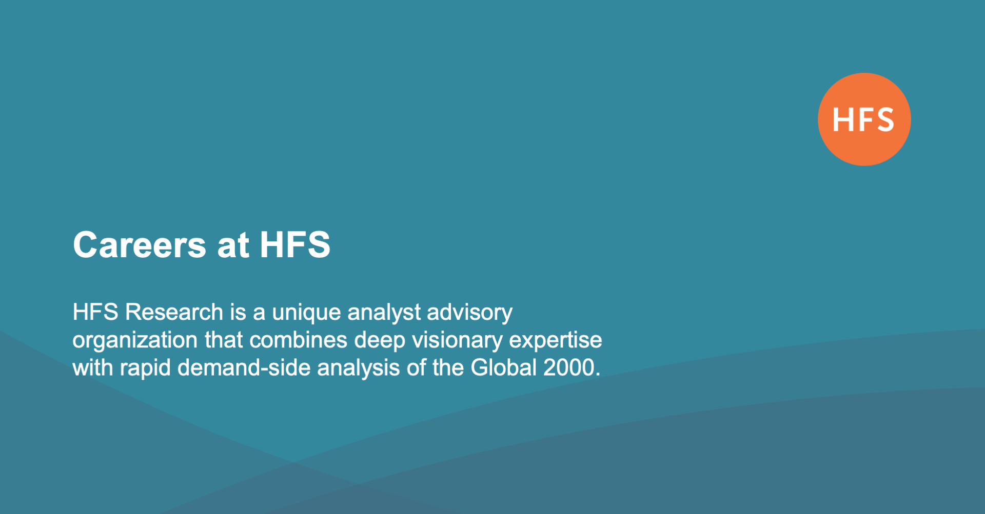 Careers - HFS Research