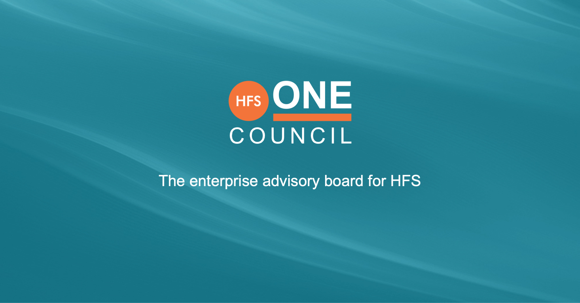 The HFS OneCouncil - HFS Research