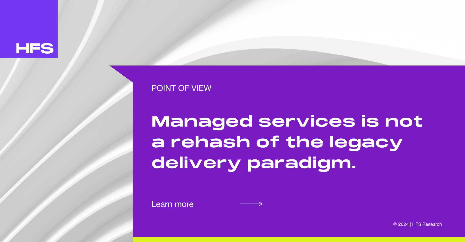 Enterprise service delivery preferences are moving towards managed ...